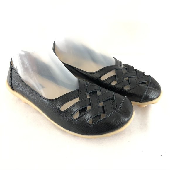 Goertek | Shoes | Goertek Womens Ballet Flats Loafers Faux Leather ...